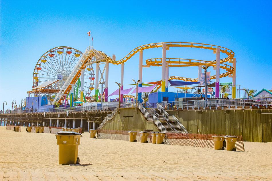 Roller Coaster Beach Entertainment free image download