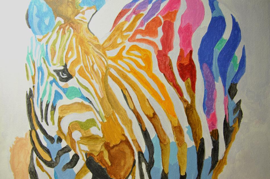Zebra Paint Color free image download