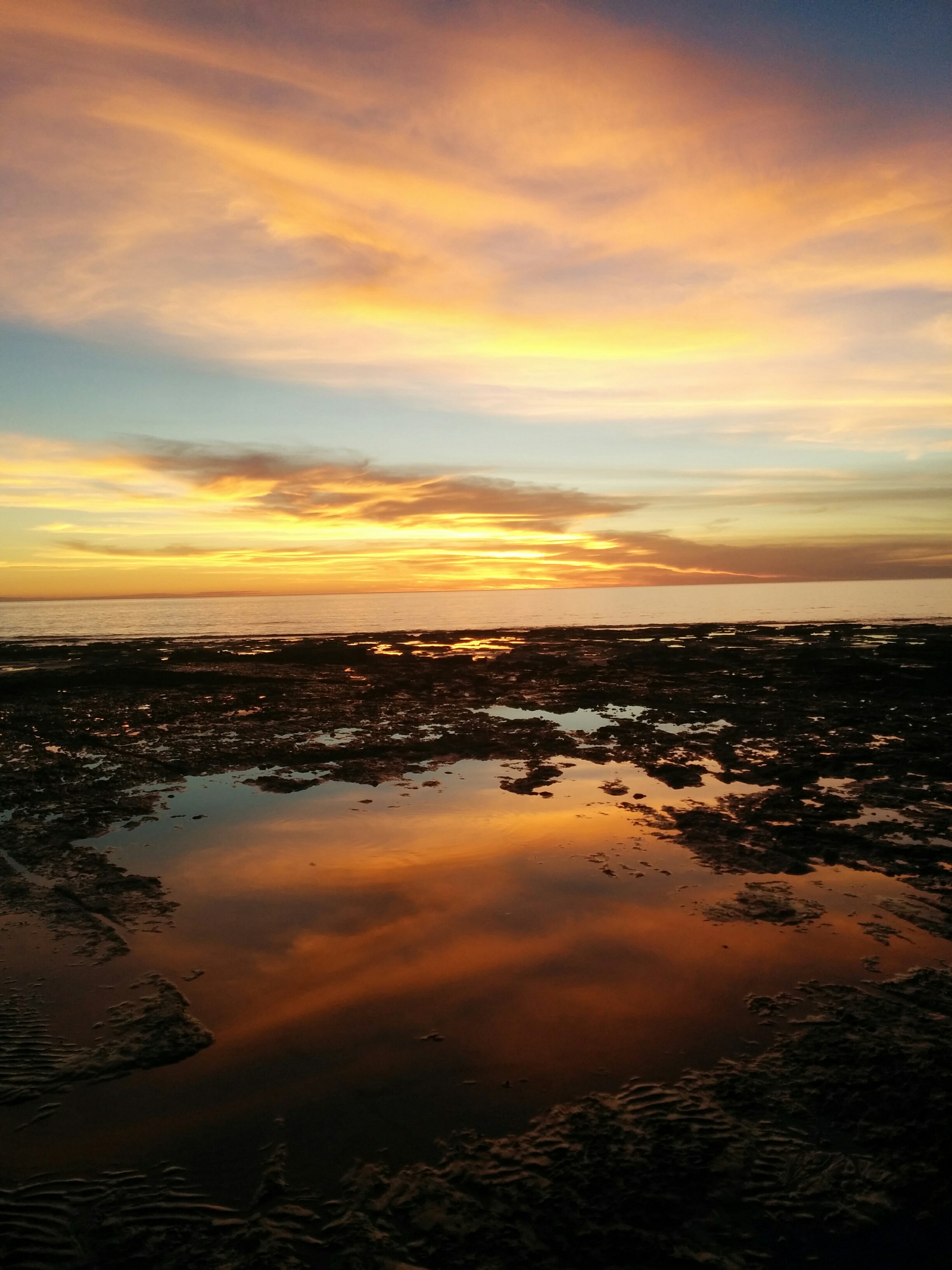 Sunset Water Dusk free image download