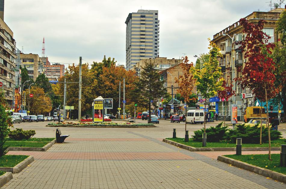 City fall square free image download