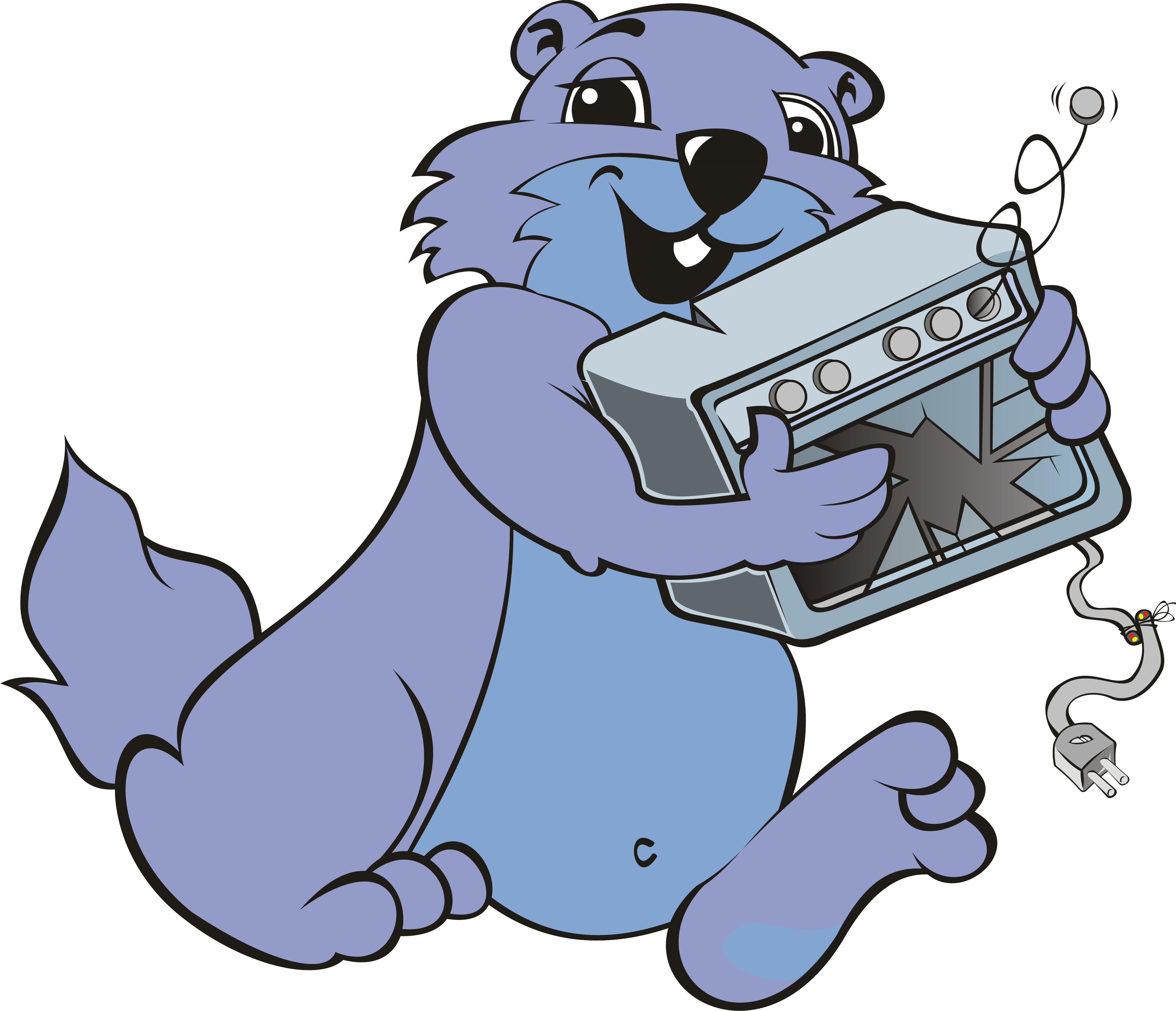 Marmot mammal rodent blue violet free image download