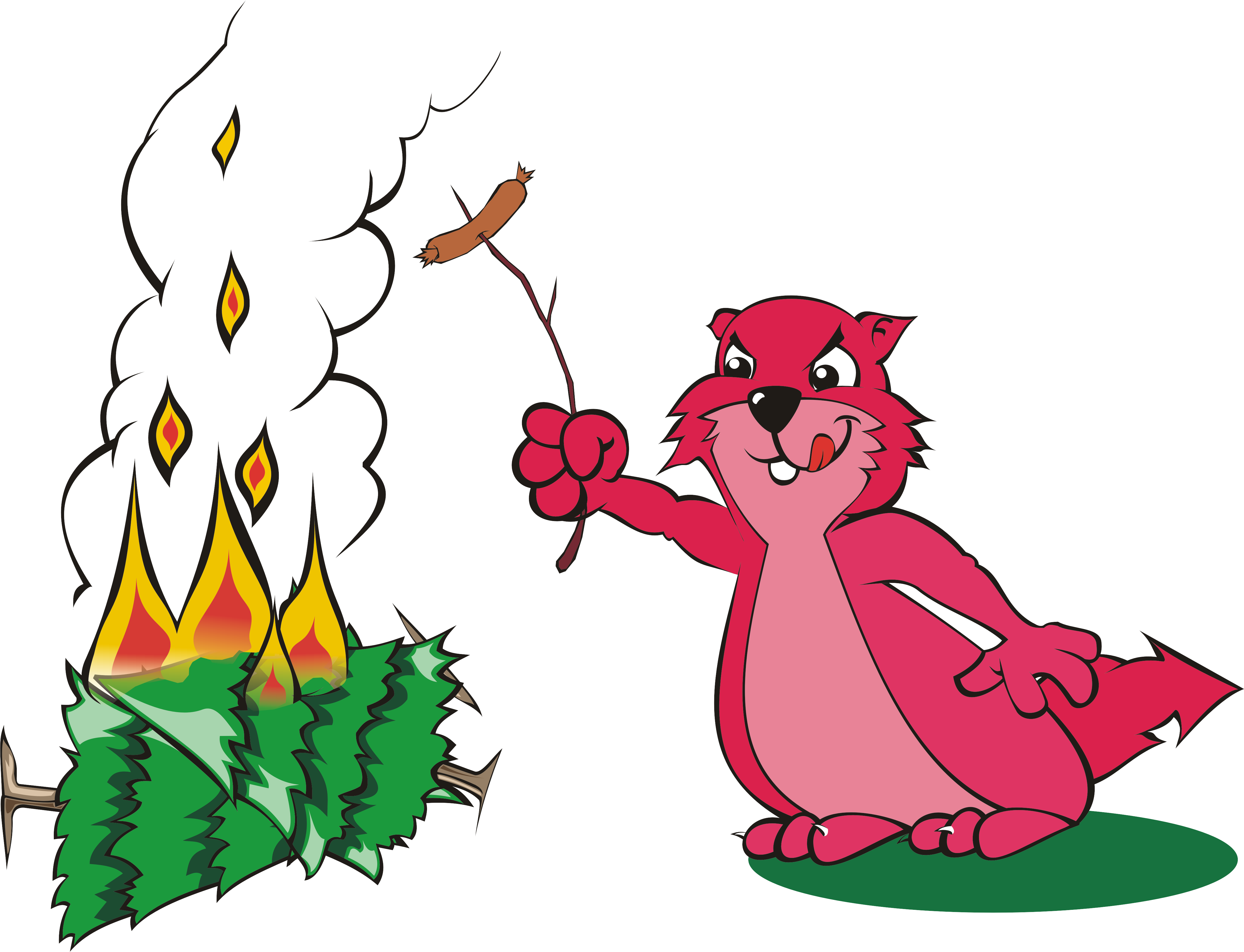 Marmot mammal rodent red pink free image download