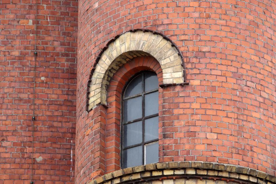 Brick house window view free image download